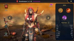 Bonekeeper Guide: Skills, Best Gears & Masteries | Champions