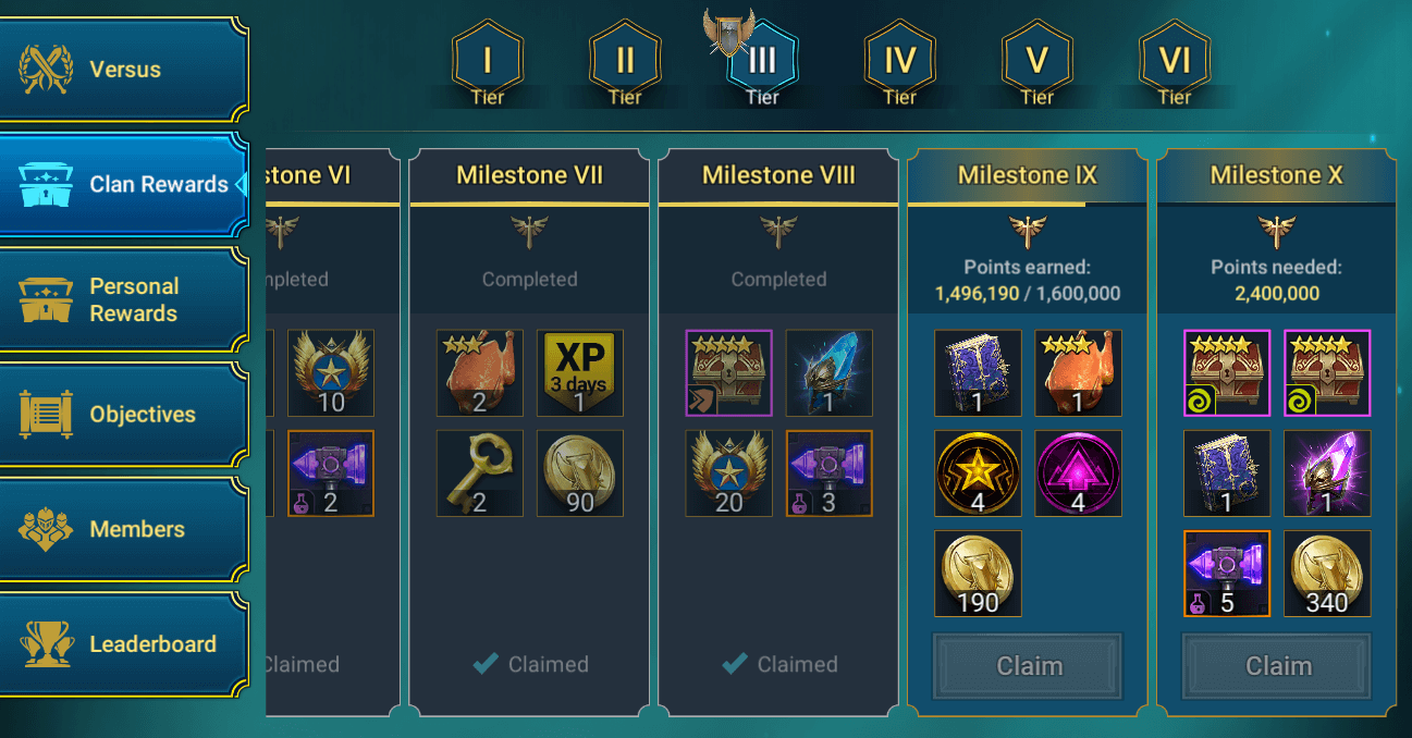 Clan vs Clan Points & Energy Guide | RAID: Shadow Legends